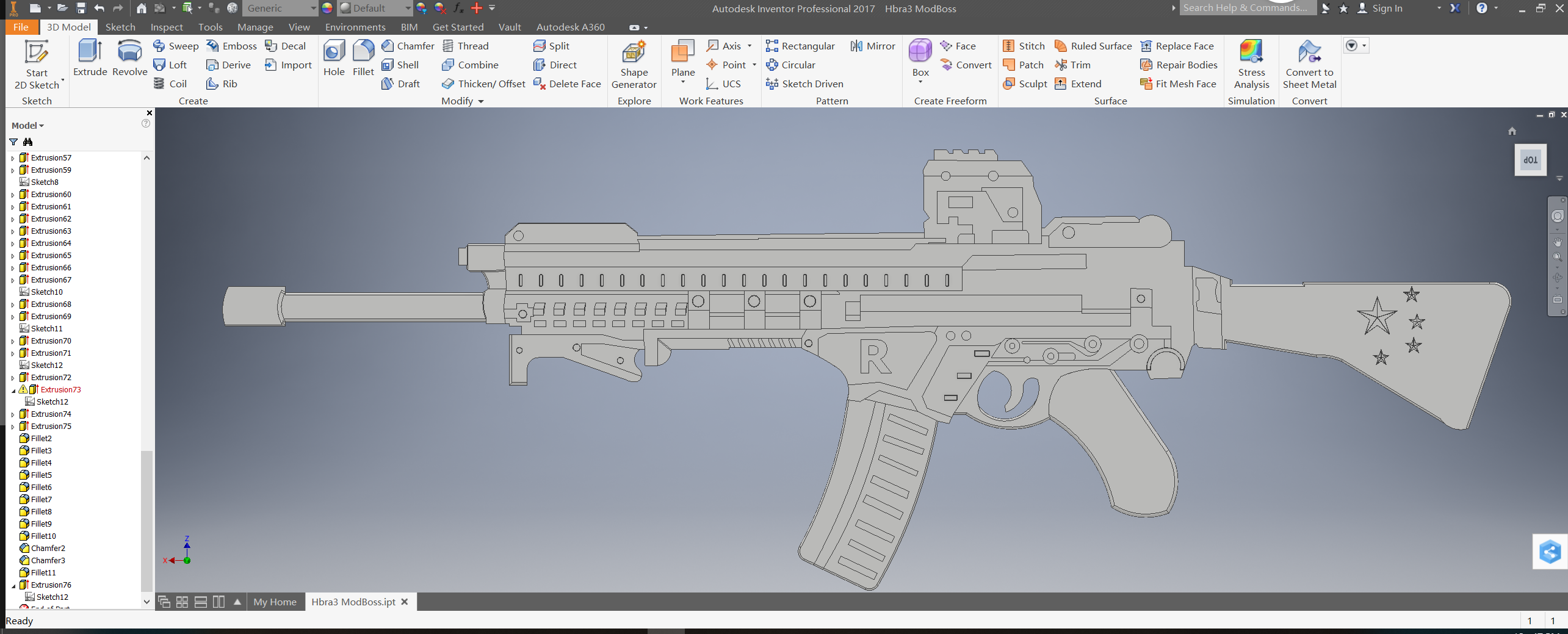 Free STL file HBRA3 + Man-o-war Cardinal・3D printer design to download ...